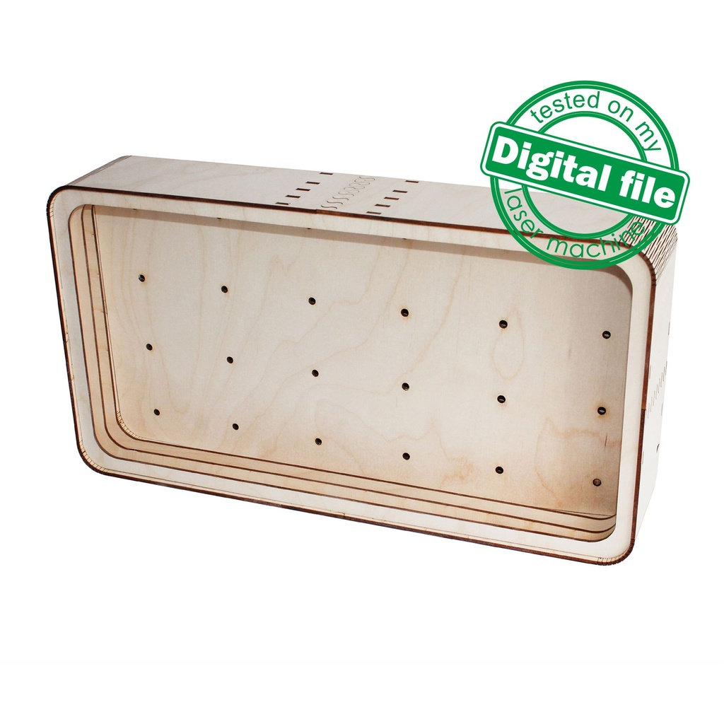 DIY Lightbox, Shadow Box, 3 different sizes, Template DXF, SVG files ...