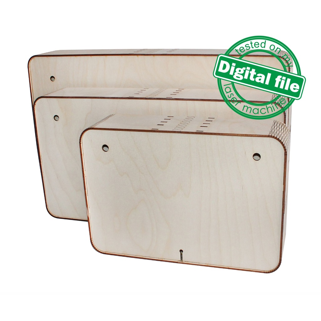DIY Lightbox, Shadow Box, 3 different sizes, Template DXF, SVG files ...
