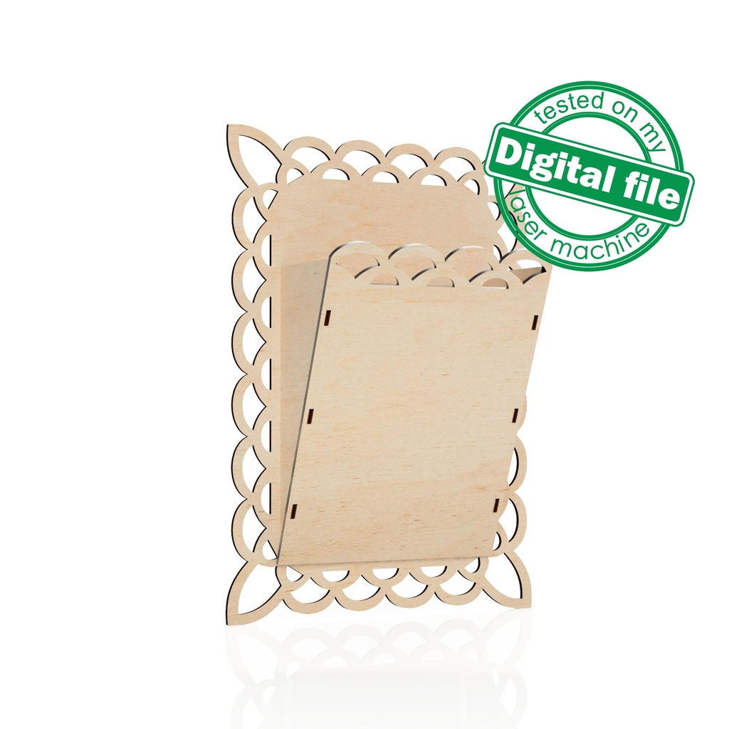 DXF, SVG files for laser Magazine storage Rack wall, Magazine holder ...